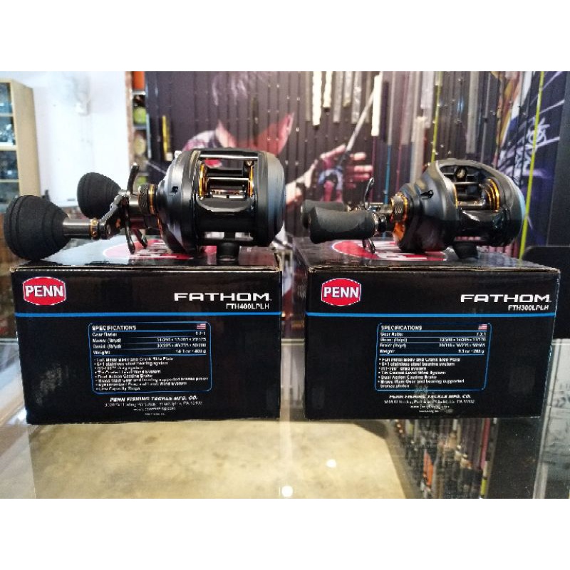 20”Penn Fathom Jigging & Bottom Reel (free gift 🎁 Jig 2pcs) | Shopee ...