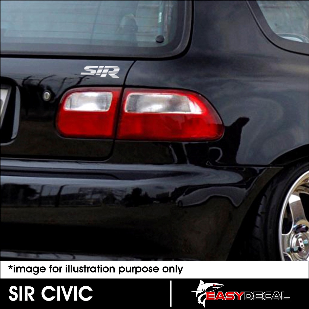 STICKER SIR CIVIC / CAR STICKER | Shopee Malaysia