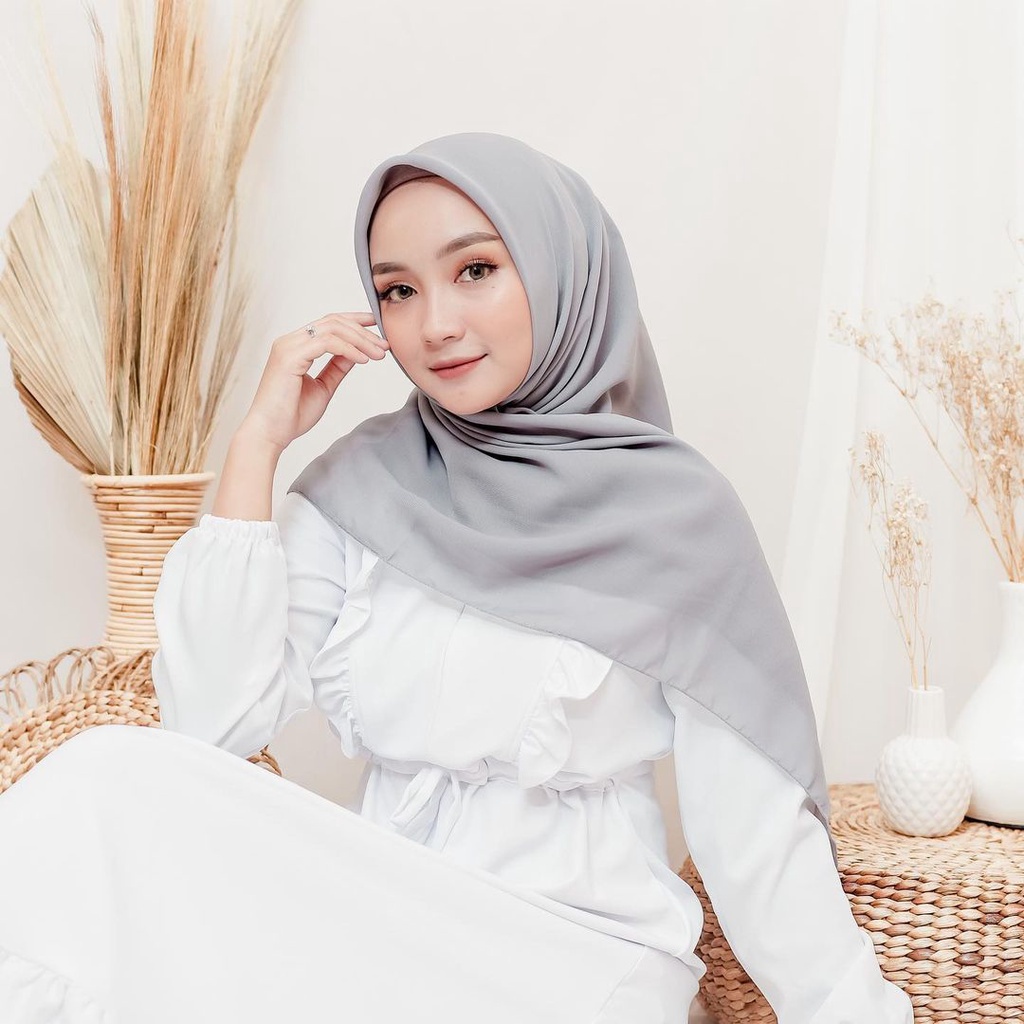 Bella SQUARE RECTANGULAR HIJAB POLLYCOTTON MATERIAL PREMIUM HIJAB ...