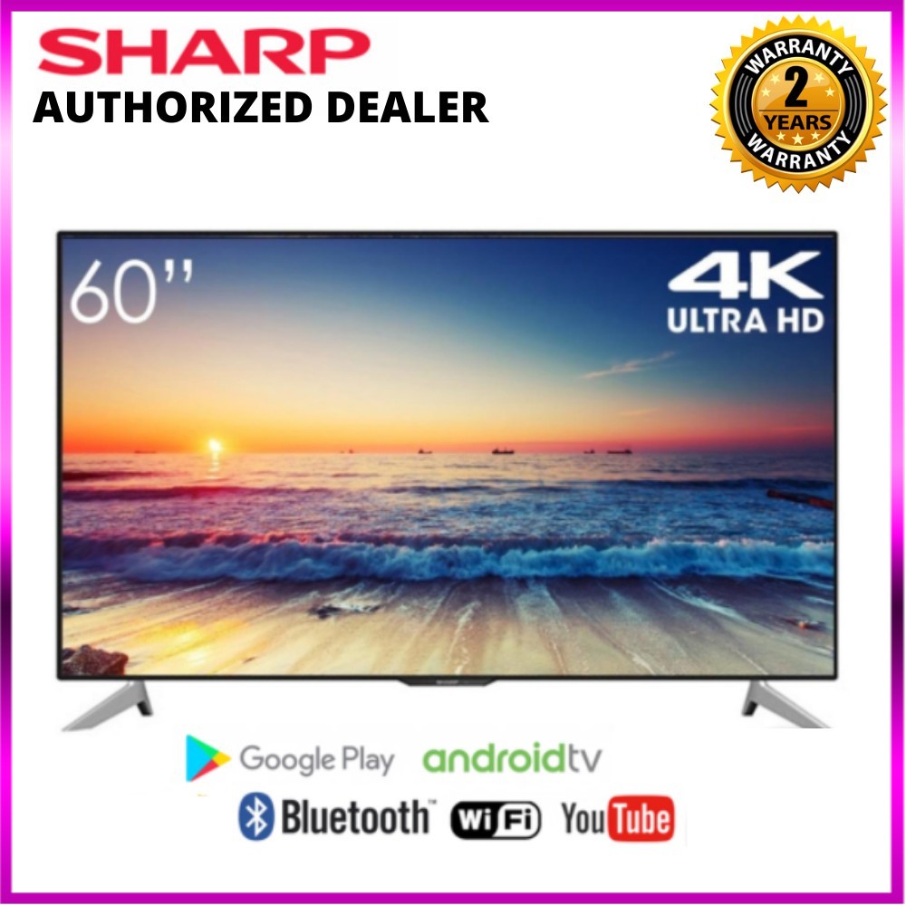Sharp 4K UHDR LED TV 60" LC60UA6800X (ANDROID TV) | Shopee Malaysia