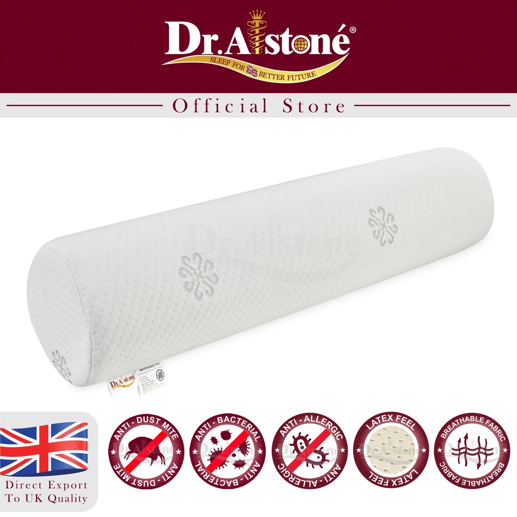Dr.Alstone Latex Feel Bolster + DOUBLE LAYER (Knitted Fabric Bolsters ...
