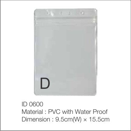 100's ID CARD HOLDER 0200/0300/0400/0500/0600 ID CARD CASING | Shopee ...