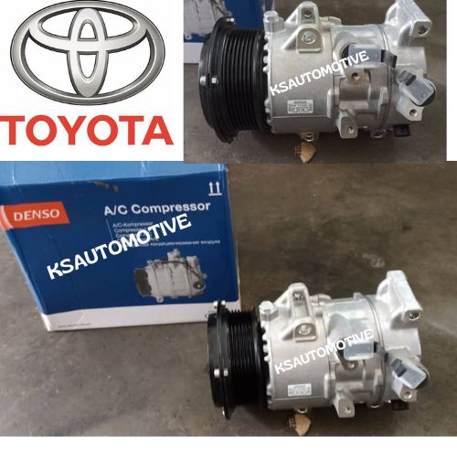 READY STOCK ORIGINAL AIRCOND COMPRESSOR DENSO TOYOTA VELLFIRE ANH20/ALPHARDA/ESTIMA ACR50 ...