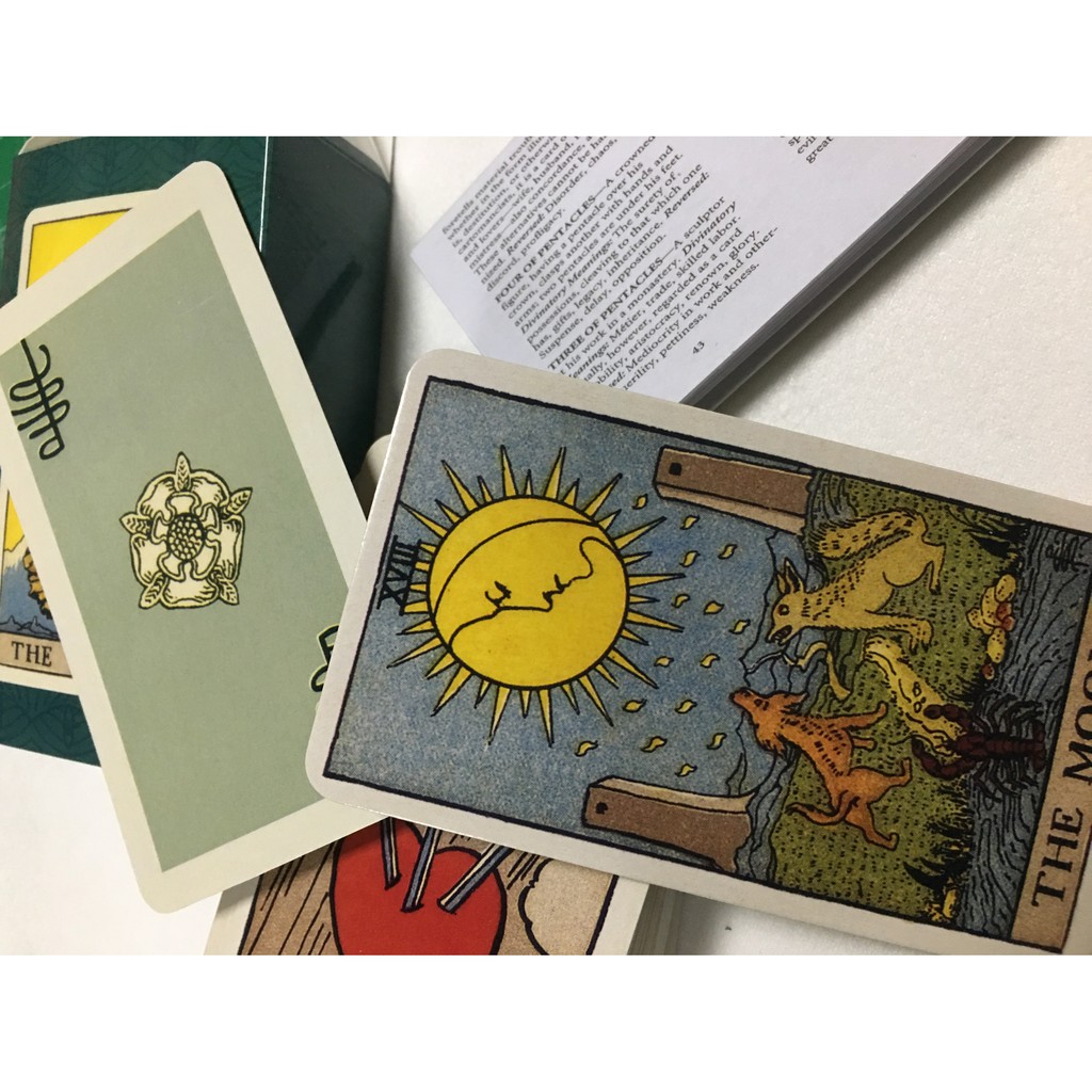 Full English Tarot cards Smith Tarot Deck Board Game Family Playing ...