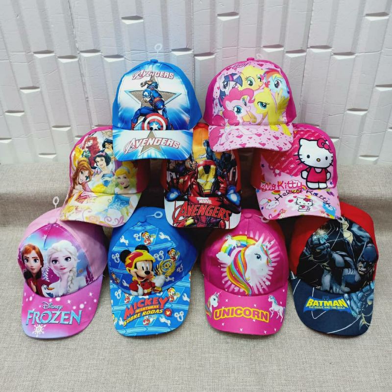CARTOON ADJUSTABLE FREE SIZE HAT CAP FOR BOYS GIRLS UNISEX KIDS ...