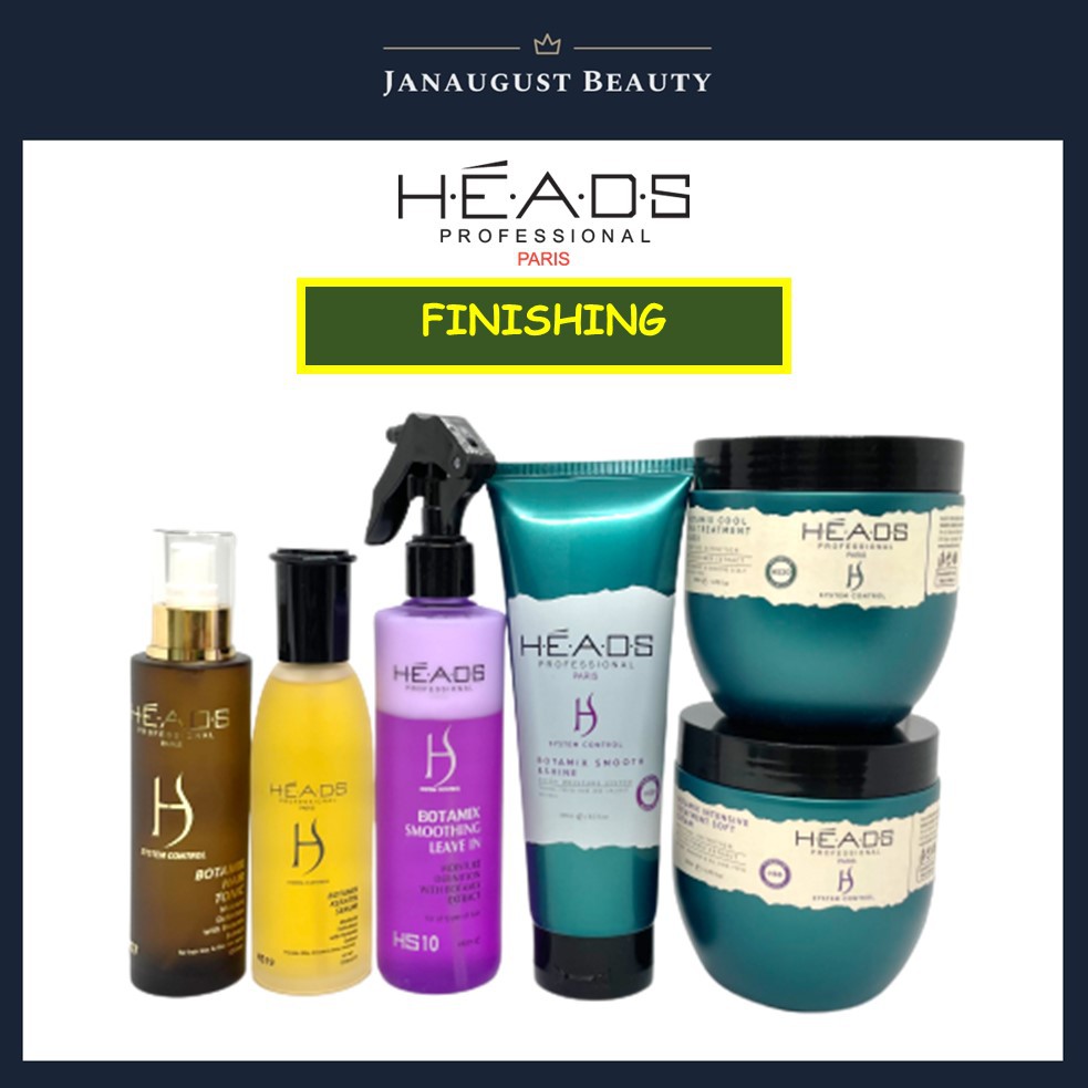 Heads Professional Paris Shampoo/ Hair Tonic/ Serum/ Soft Cream [RETURN ...