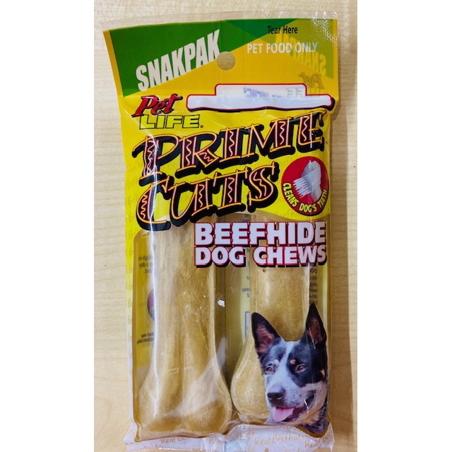 Prime Cuts Beefhide Dog Chews Bone shape 2 Pcs (Pressed Bone) | Shopee ...