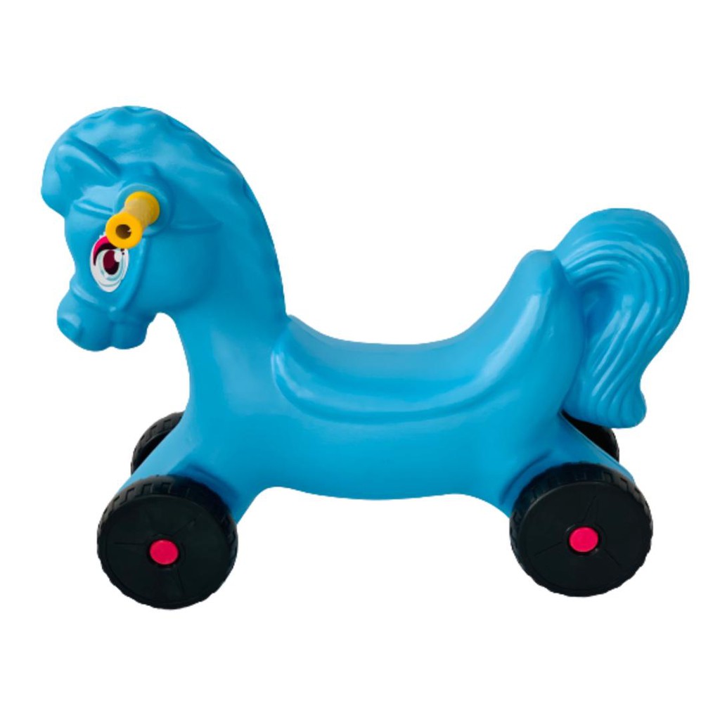 DENGAN RODA! Kids Riding Horse All Plastic Horse Kuda Mainan Budak Kids ...