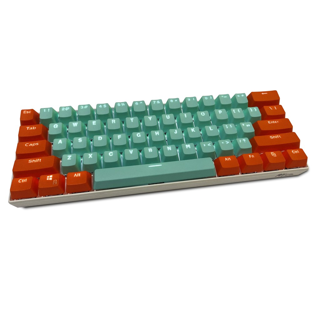 RK 61 Keycaps PBT Material OEM profile Backlit Two-Color Mechanical ...