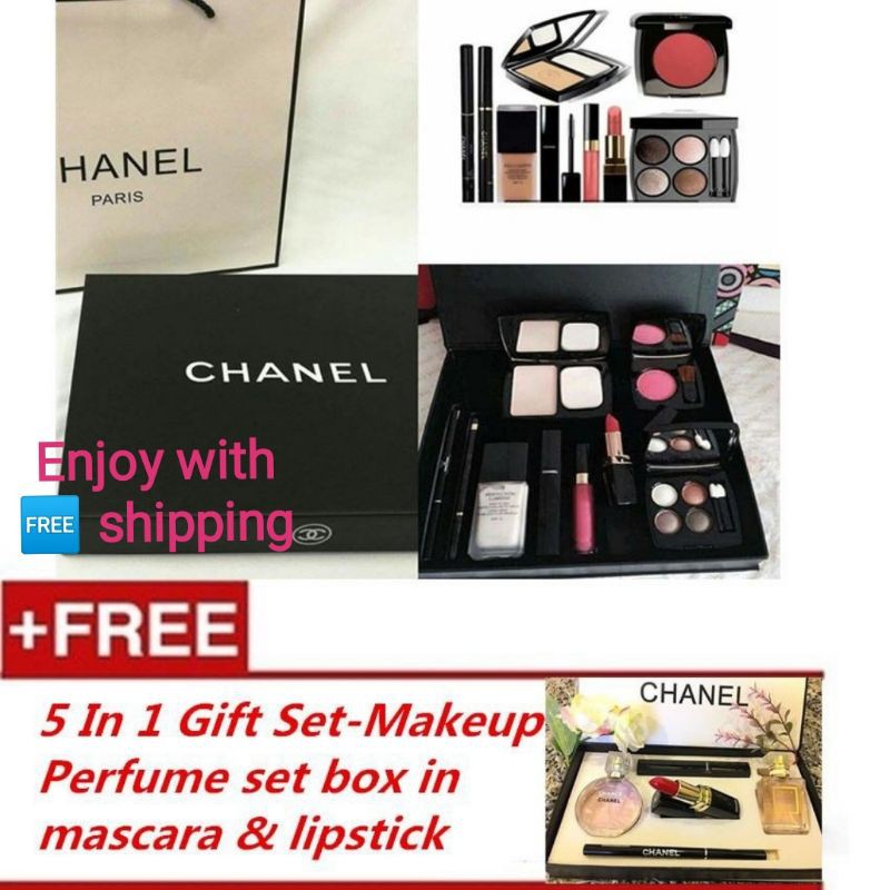 5 In 1 Gift Set-Makeup Perfume Set Box In Mascara & Lipstick (Best Gift ...