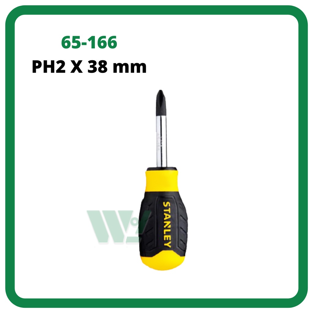 STANLEY PH(+) Cushion Grip Screwdriver / Skru Driver bunga / phillips ...