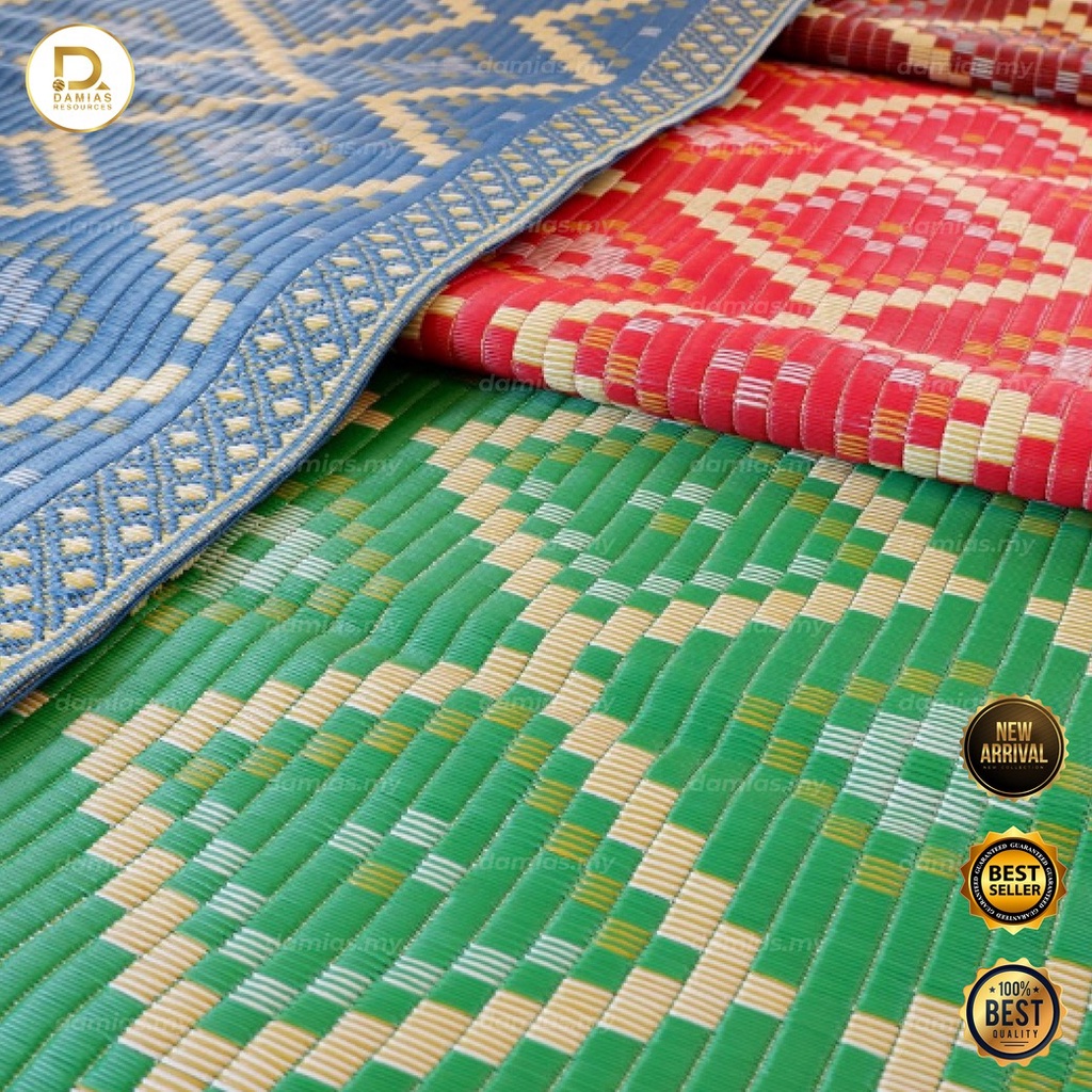 RANDOM COLOUR Tikar Lipat Plastik Tradisional untuk dibawa berkelah ...