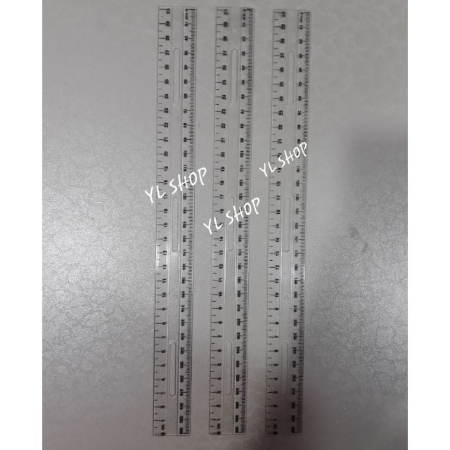 💥💥YL SHOP💥💥30cm Transpatent Plastic Long Ruler /Pembaris Panjang /透明长尺 ...