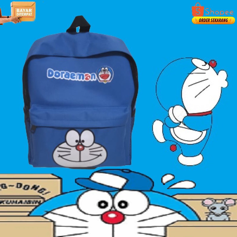 Doraemon Character Children's School backpack Kindergarten Elementary ...