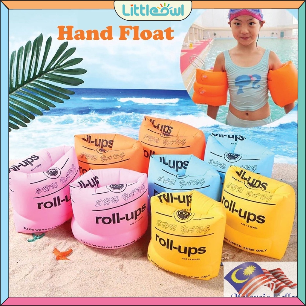 M'sia🌟1 Pair Inflatable Arm Float Arm Ring Kids Float Swimming Safety ...