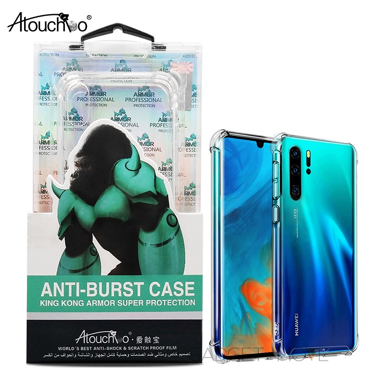 Atouchbo Huawei P20 P30 P40 P50 Pro Hard PC acrylic Anti Impact Crash ...