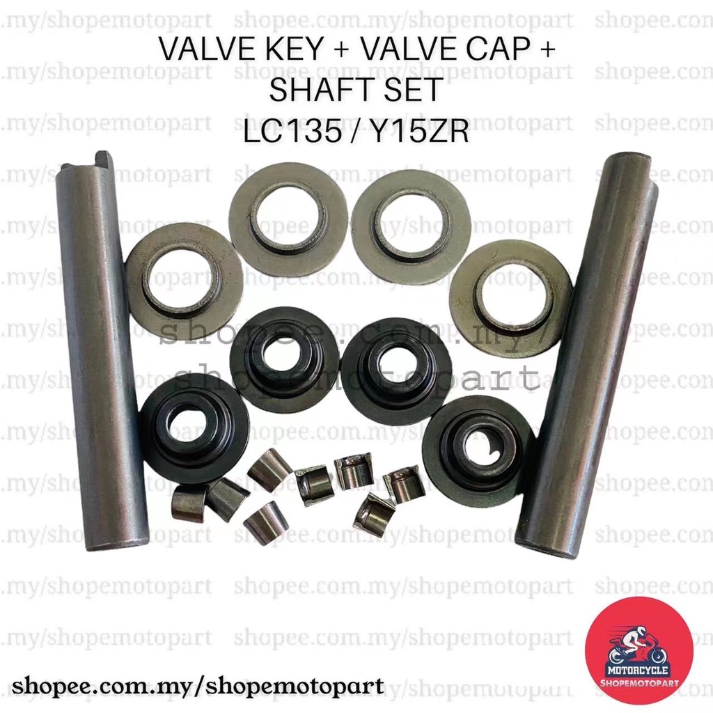 RACING LC135 / Y15zr Valve Key + Valve Cap + ROCKER ARM Shaft SWIPOH ...