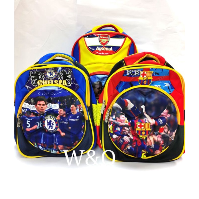 Football Arsenal Bag Backpack For Kids Primary school Beg Backpack ...