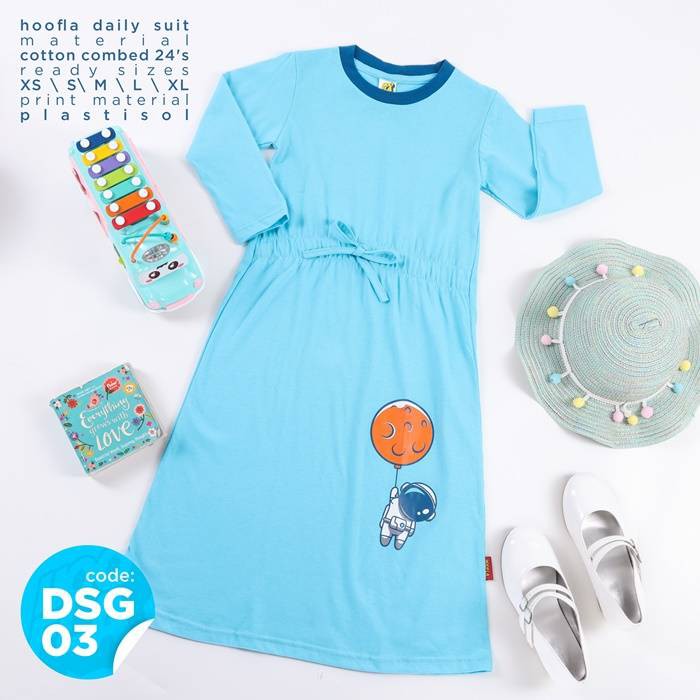 [Import] - Gamis For Girls Ages 1-10 Years daily suit tosca | Shopee ...