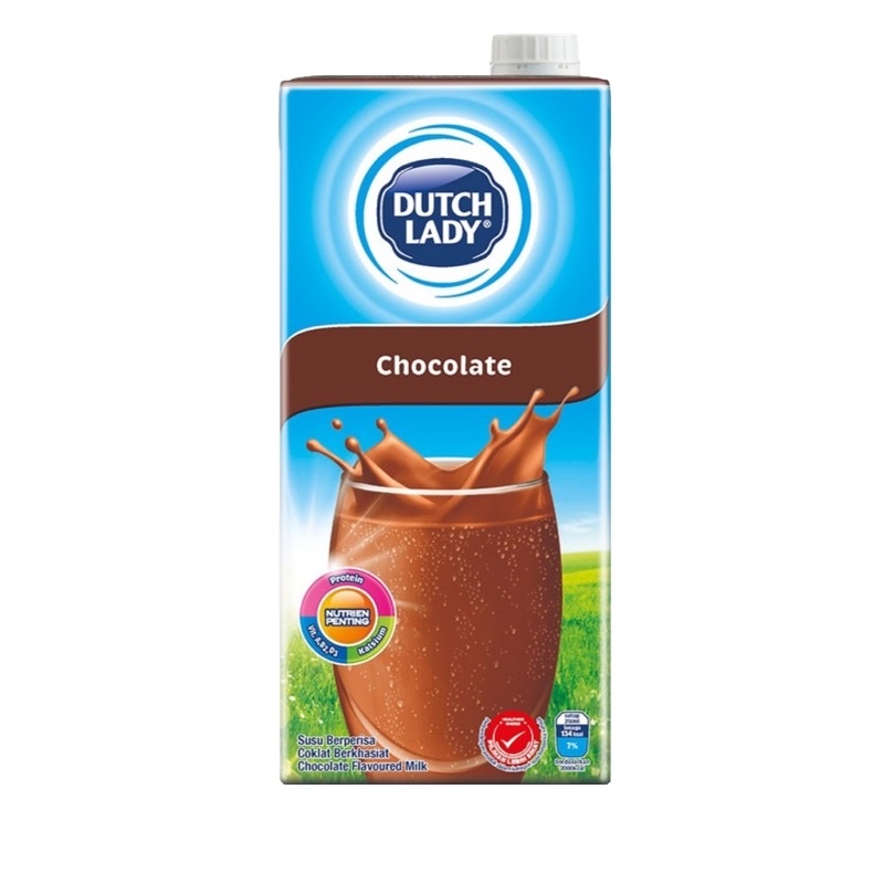 DUTCHLADY UHT MILK CHOCOLATE / STRAWBERRY / FULLCREAM / LOW FAT 1L ...