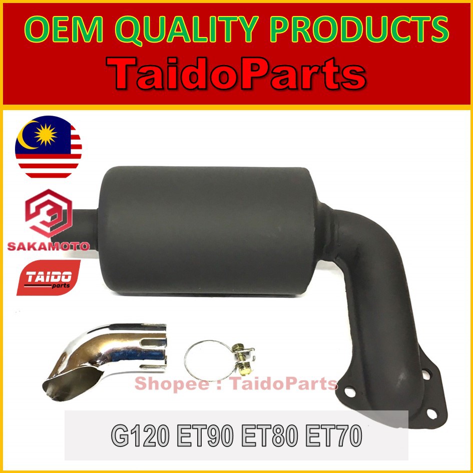 Kubota ER900 ET90 ET80 ET70 Muffler ekzos pipe HEAVY DUTY | Shopee Malaysia