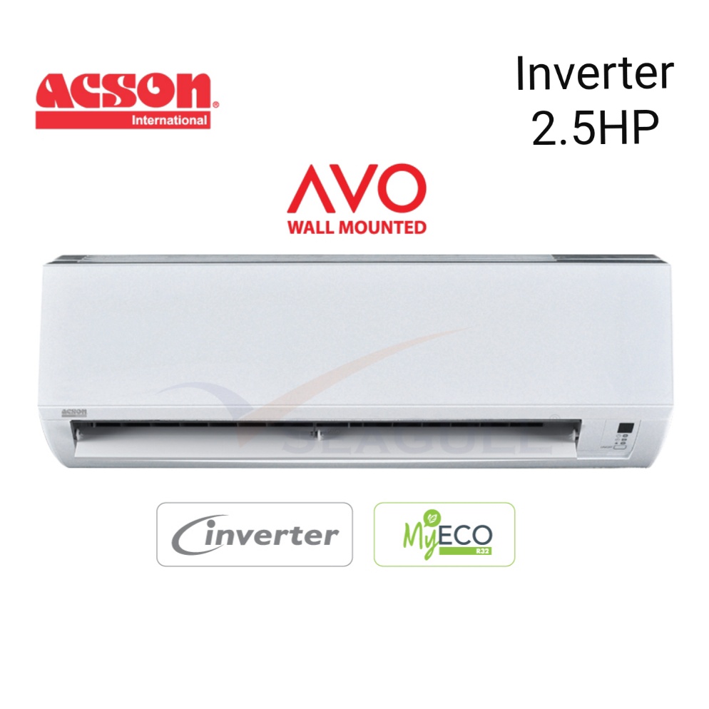 (READY STOCK) ACSON R32 2.5HP Standard Inverter Air Conditioner ...