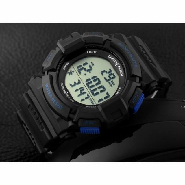 Pedometer Waterproof Military Style Watch 👇🏻 | Shopee Malaysia