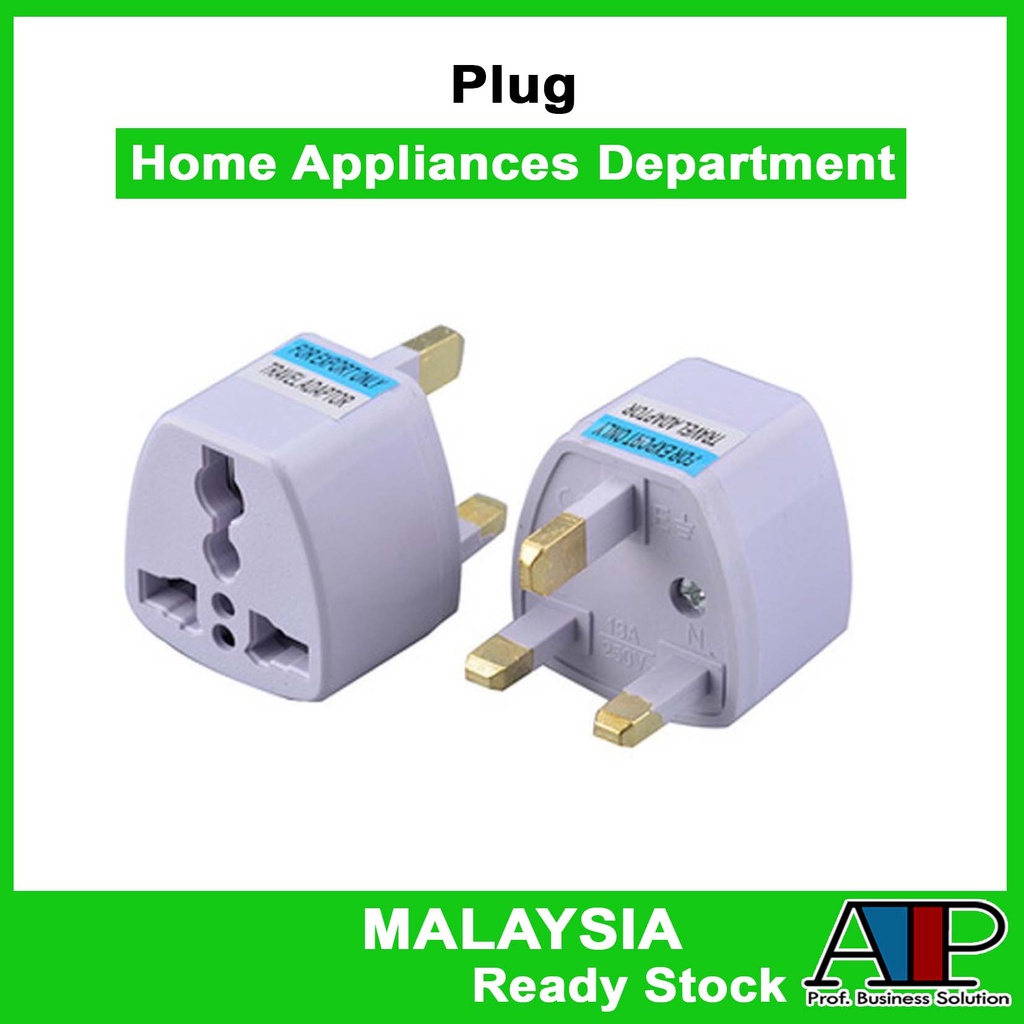 Palam 2/3 Pin Plug Conversion Plug Universal Adapter British Socket ...