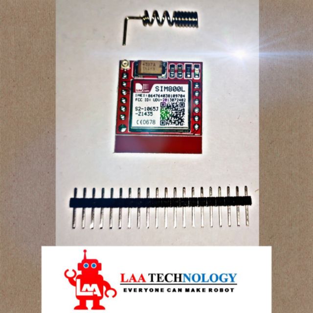 (Best Quality 😎) GSM Module Sim800L RS232 to TTL UART Arduino | Shopee ...