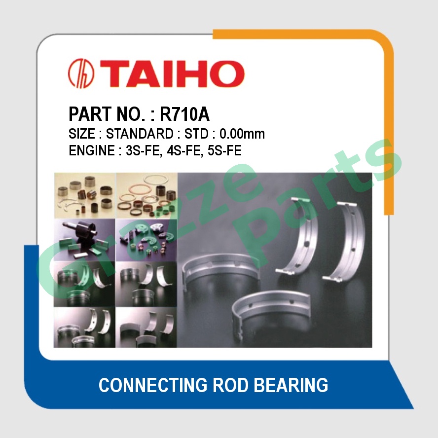 Taiho Con Rod Bearing R710A for Toyota Camry 2.0 2.2 ST171 SXV10 SXV20 ...