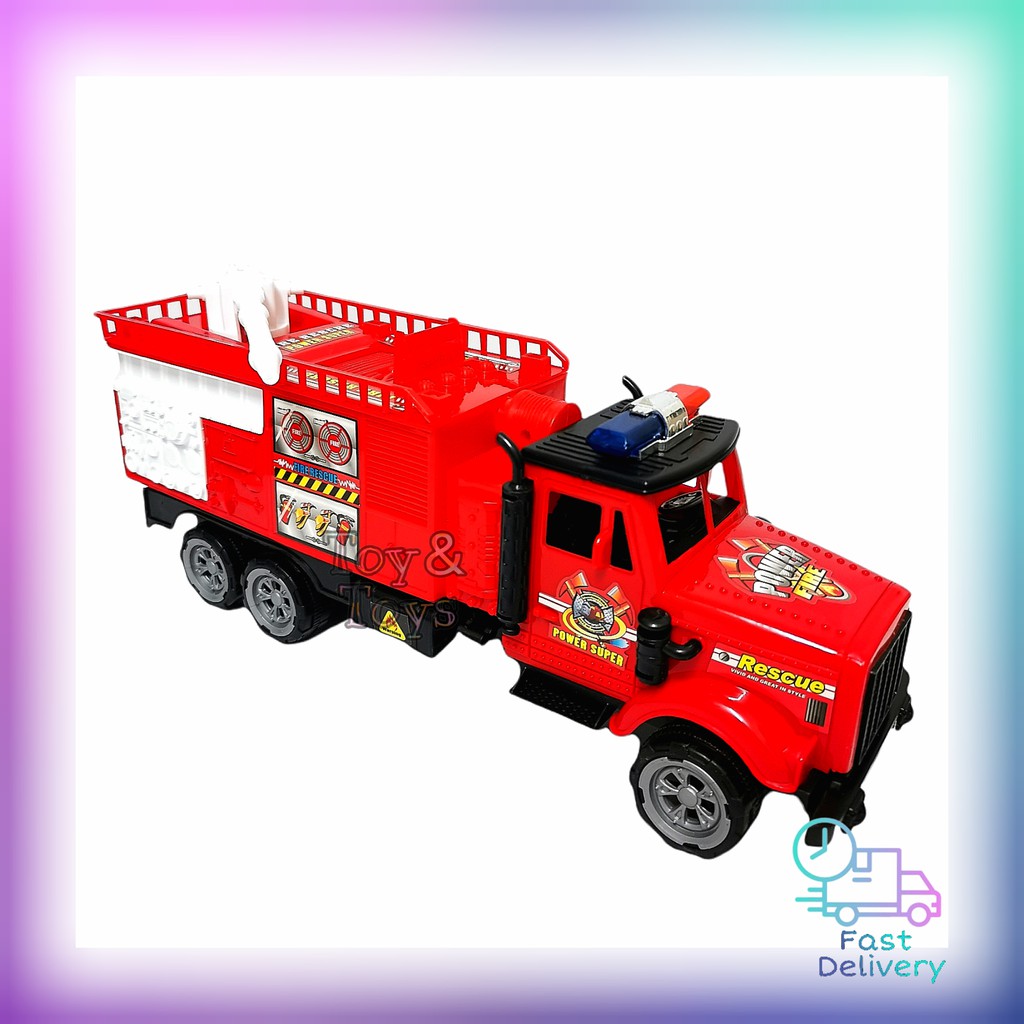 🪐BIG SIZE Fire Truck Engine Fireman Bomba Toy Bomba Rescue Truck🪐 ...