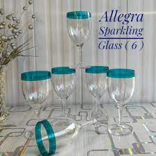 Tupperware Allegra Sparkling Glass Wine 4pcs | Shopee Malaysia