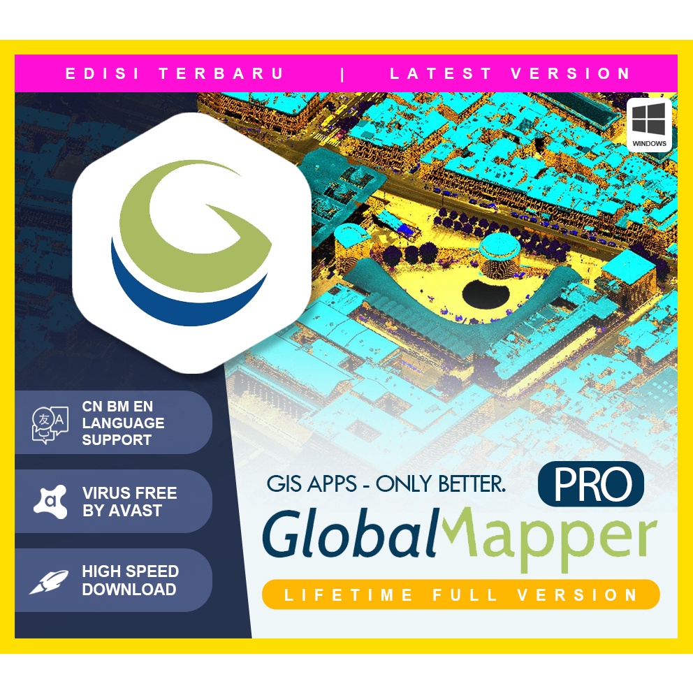 Global Mapper v25 2024 Latest [Updated DEC 2022] for Windows | Shopee ...