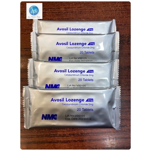 AVOSIL LOZENGE ( CETYLPYRIDINIUM CHLORIDE ) 2MG | Shopee Malaysia