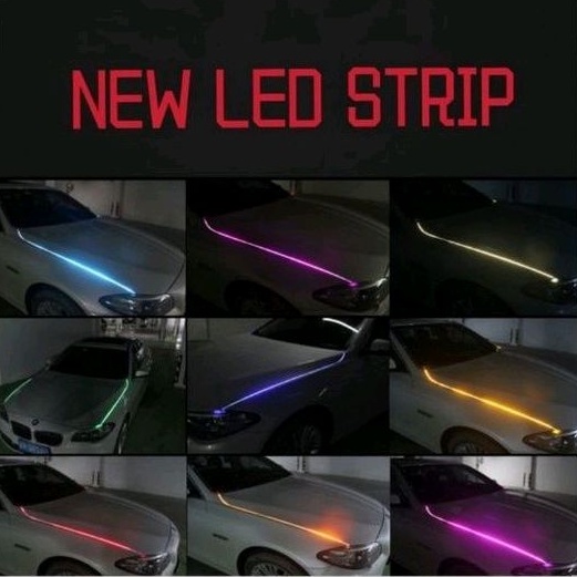 LED Strip Under Car Tube underglow Underbody System Neon Lights Fog ...