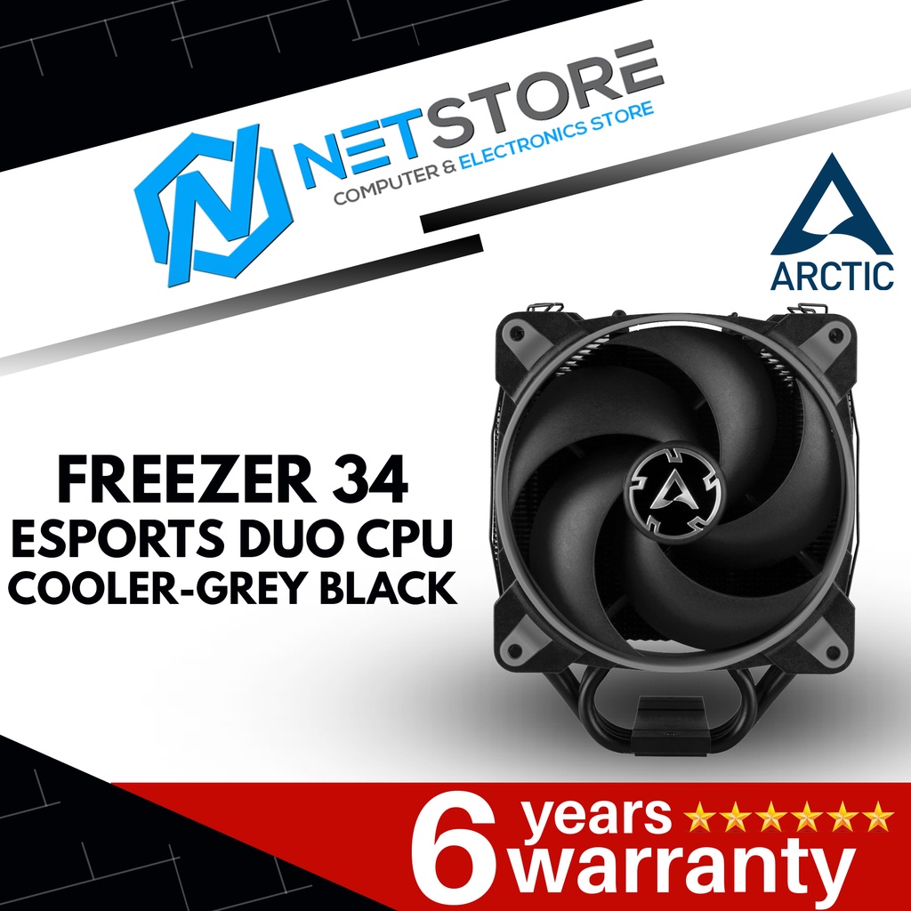 ARCTIC FREEZER 34 ESPORTS DUO CPU COOLER - GREY BLACK - ACFRE00075A ...