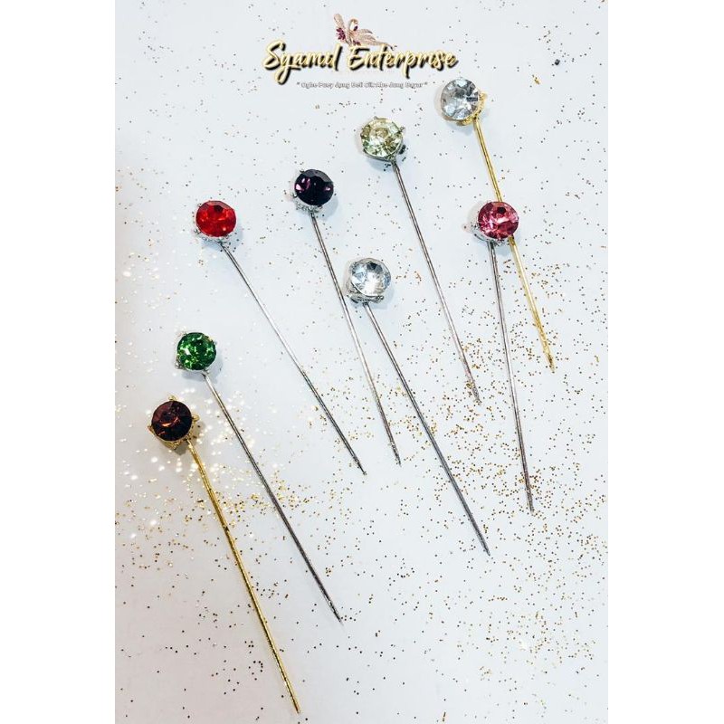 Kerongsang Pin Tudung Jarum Anti Karat 4pc/8pc/12pc Mix Design | Shopee ...