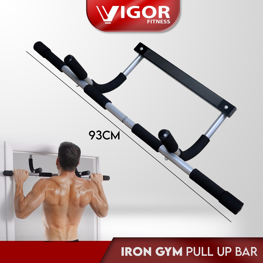 Vigor Fitness Iron Gym Door Gym Pull Up Bar / Bar Penarik Pintu Iron ...