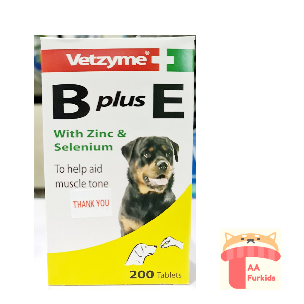 Vetzyme B plus E with Zinc & Selenium (200 tablets) | Shopee Malaysia