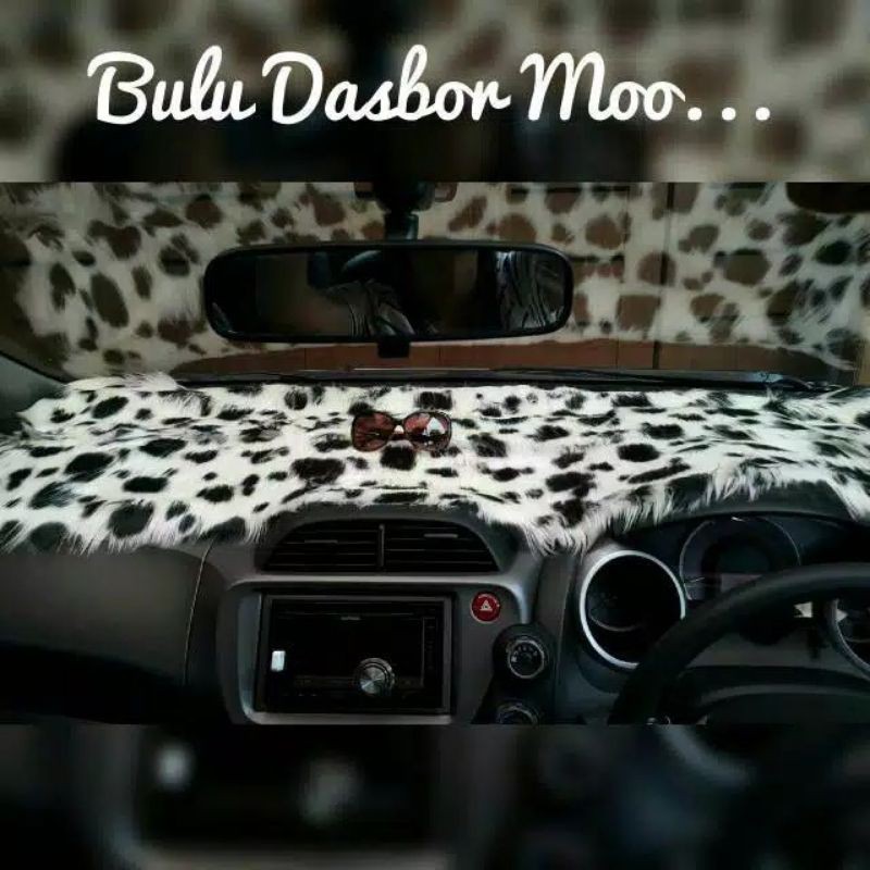 Imported long fur moo cow dashboard fur | Shopee Malaysia