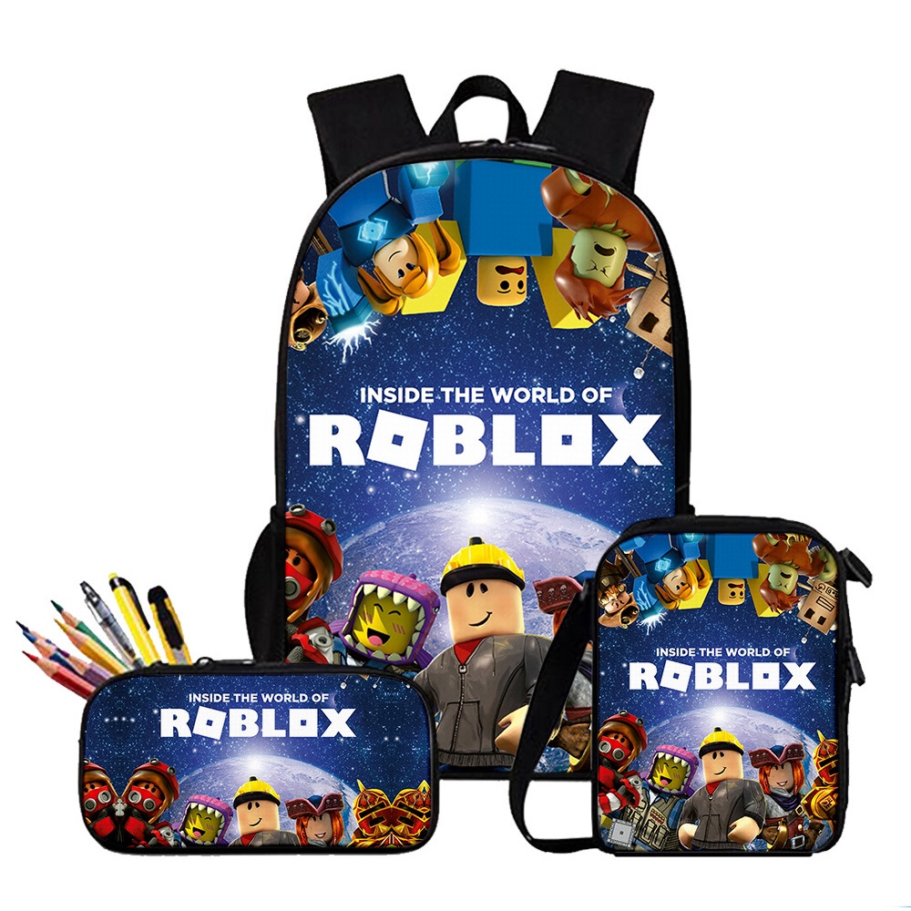 Roblox backpack for teen students 3PCs set Korean custom School ...
