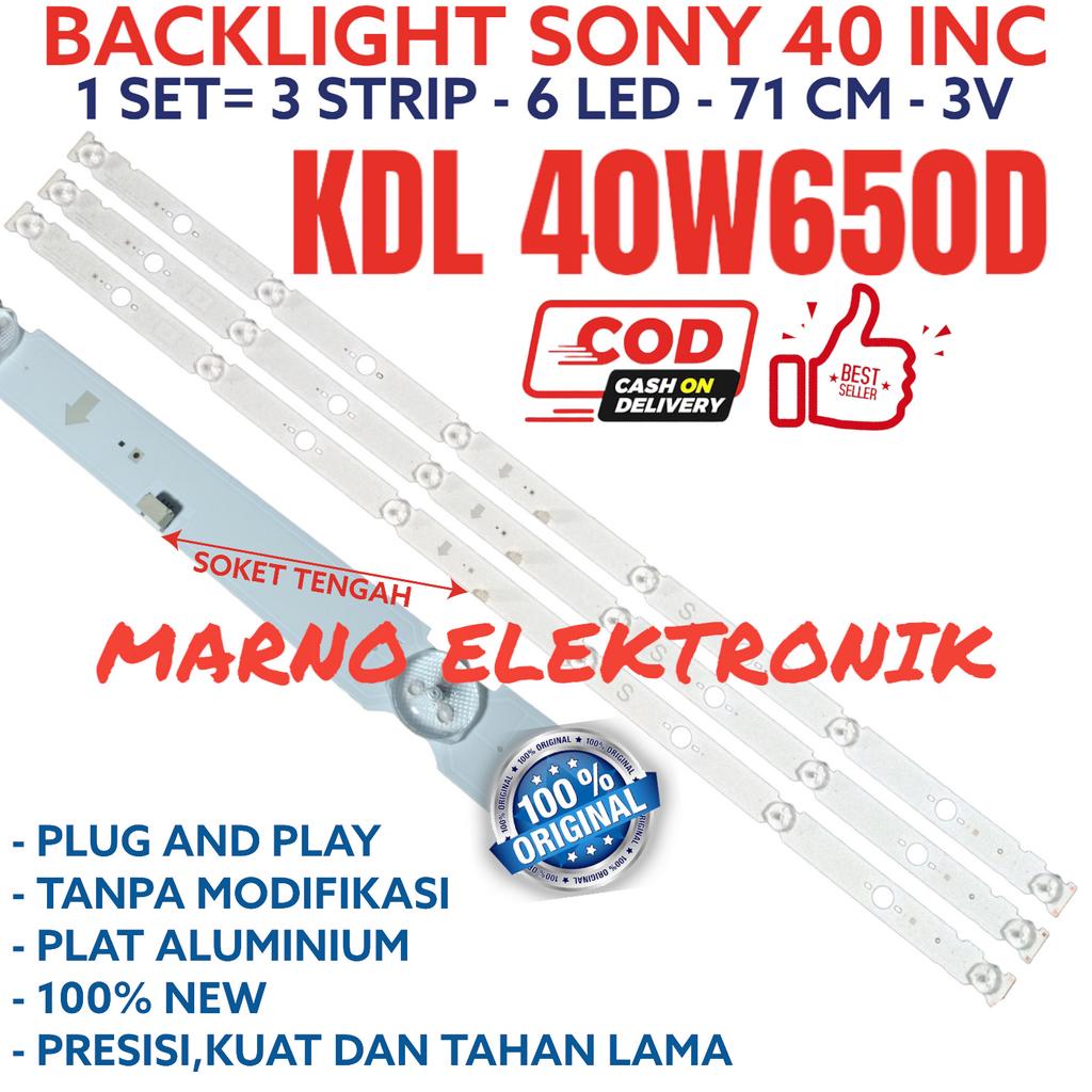 SONY BACKLIGHT 40 INC 40W KDL40W650D KDL 40W650D KDL-40W650D 6K LED 3V ...