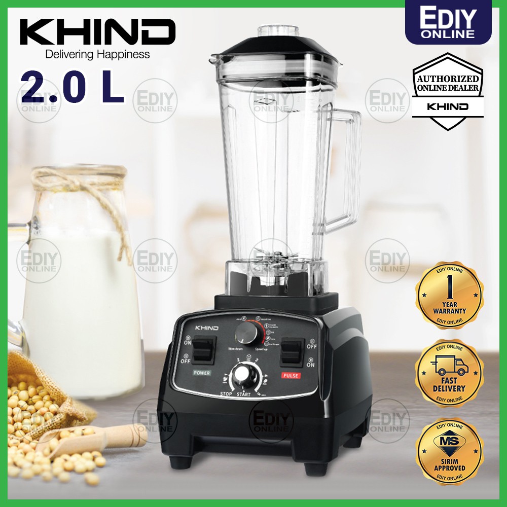 KHIND BL2000P BL-2000P BLENDER HEAVY DUTY COMMERCIAL MULTIFUNCTIONAL ...