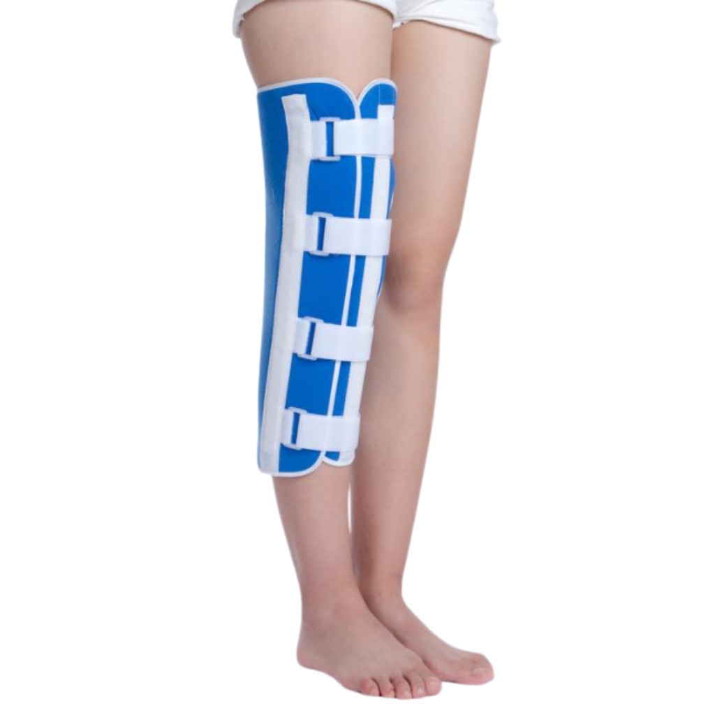 Knee joint with aluminum plate knee brace gypsum polymer training ...