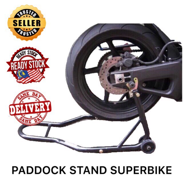 Paddock stand motorcycle jack motorsikal lifter espada rear stand ...