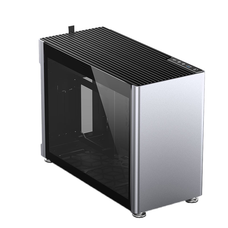 Jonsplus i100 Pro Tempered glass ITX Premium PC Case (include PCIE ...