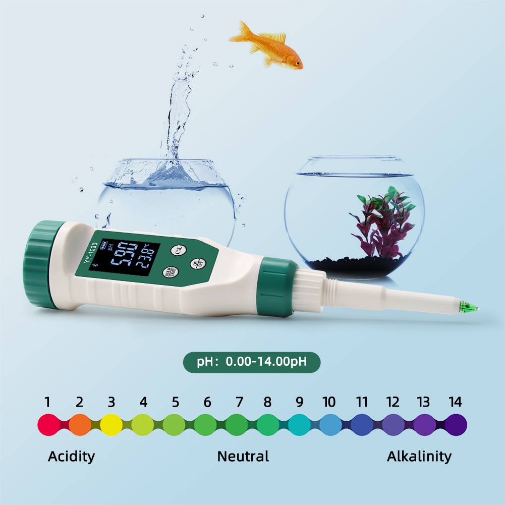 Yago Bluetooth Food Ph Meter Digital Ph Tester For Bread Dairy Fruit ...