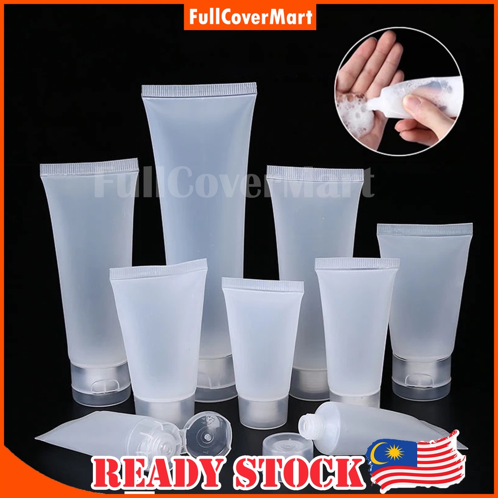 (HM62) Squeeze Tube Soft Tube Cosmetic Container Plastic Bottle Travel ...