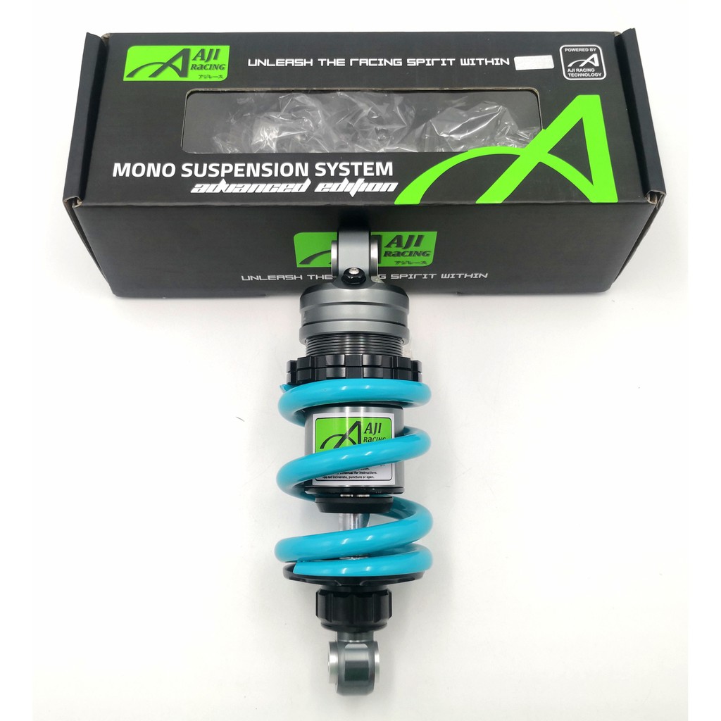(100% ORIGINAL) AJI RACING MONOSHOCK Y15ZR - TIFFANY BLUE 205MM ...