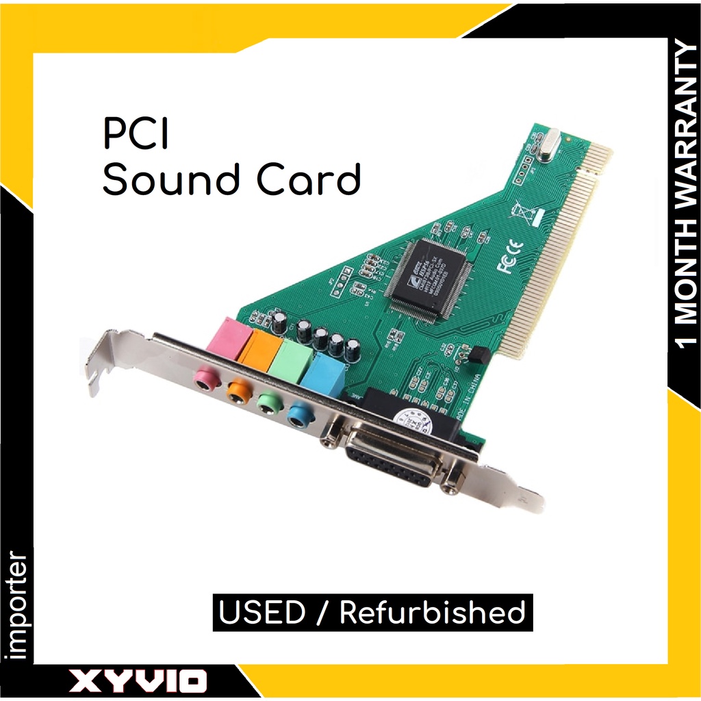 PCI Sound Card Mix brand, CMI8738SX, 4 Channel, Aztech, Creative, ALC ...